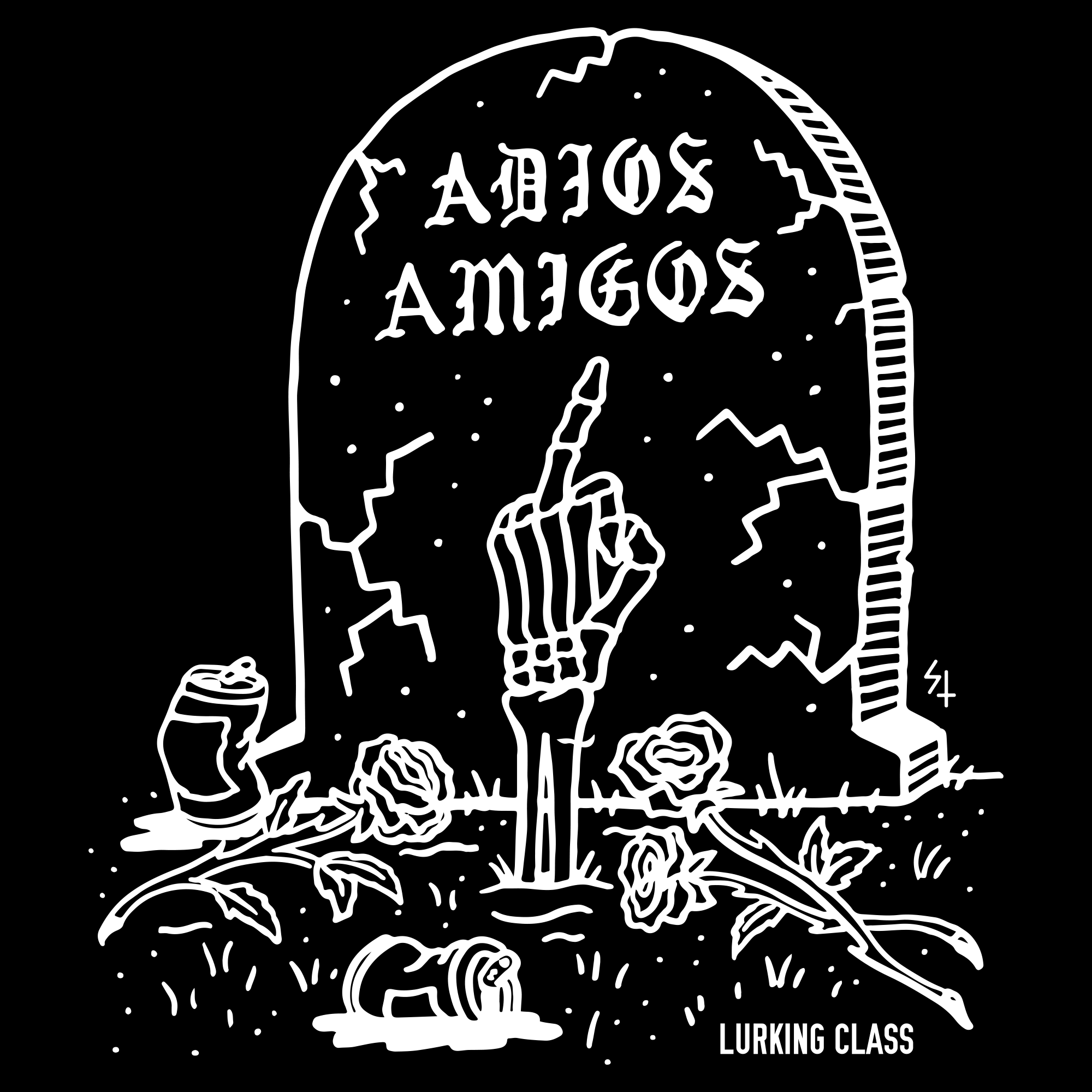 Adios Hoodie - Black – Lurking Class