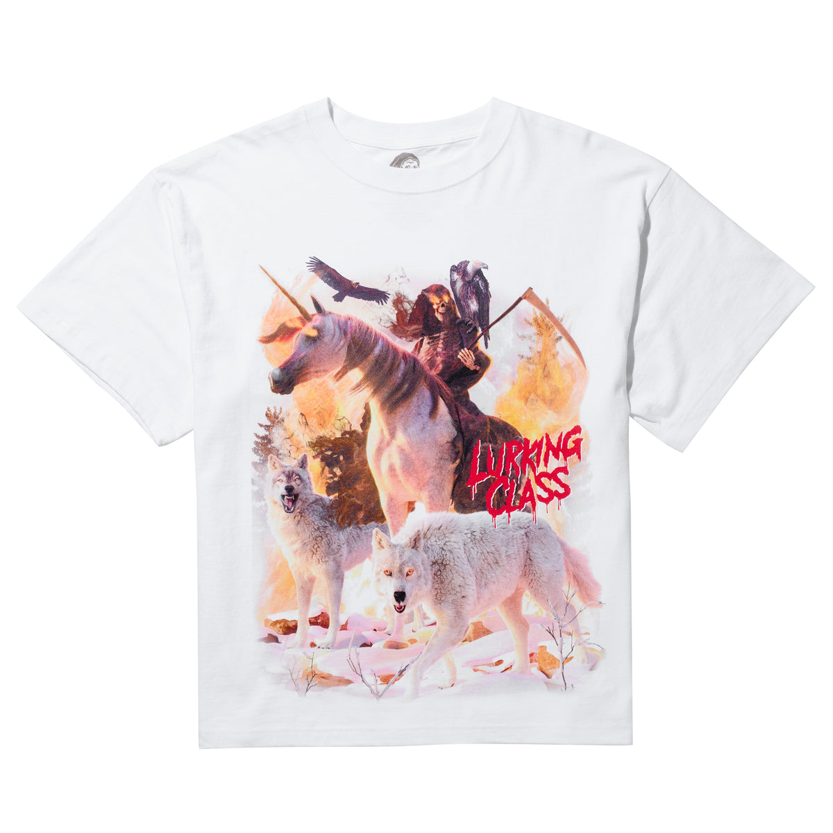 Reaper Tee - White – Lurking Class