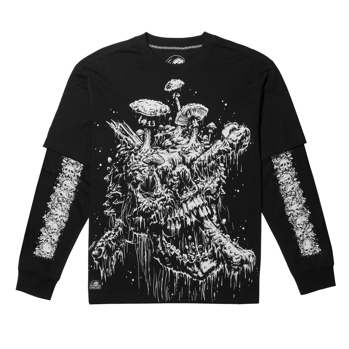 Funguy 2Fer Longsleeve - Black – Lurking Class