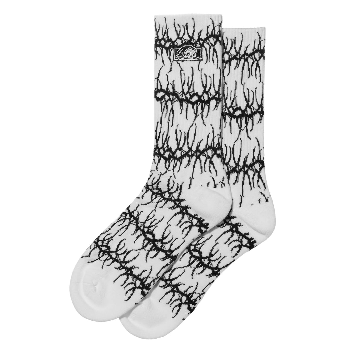 Kyle Grand x Sin Stripe Socks - White – Lurking Class