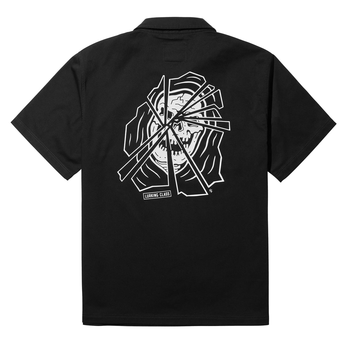 Shatter 1/4 Zip Work Shirt - Black – Lurking Class