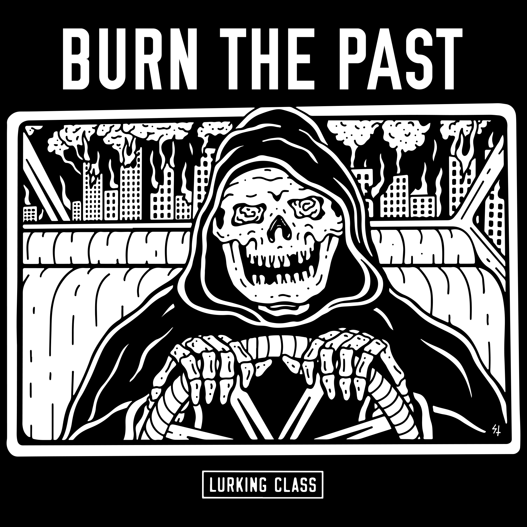 Burn The Past Coaches Jacket - Black – Lurking Class