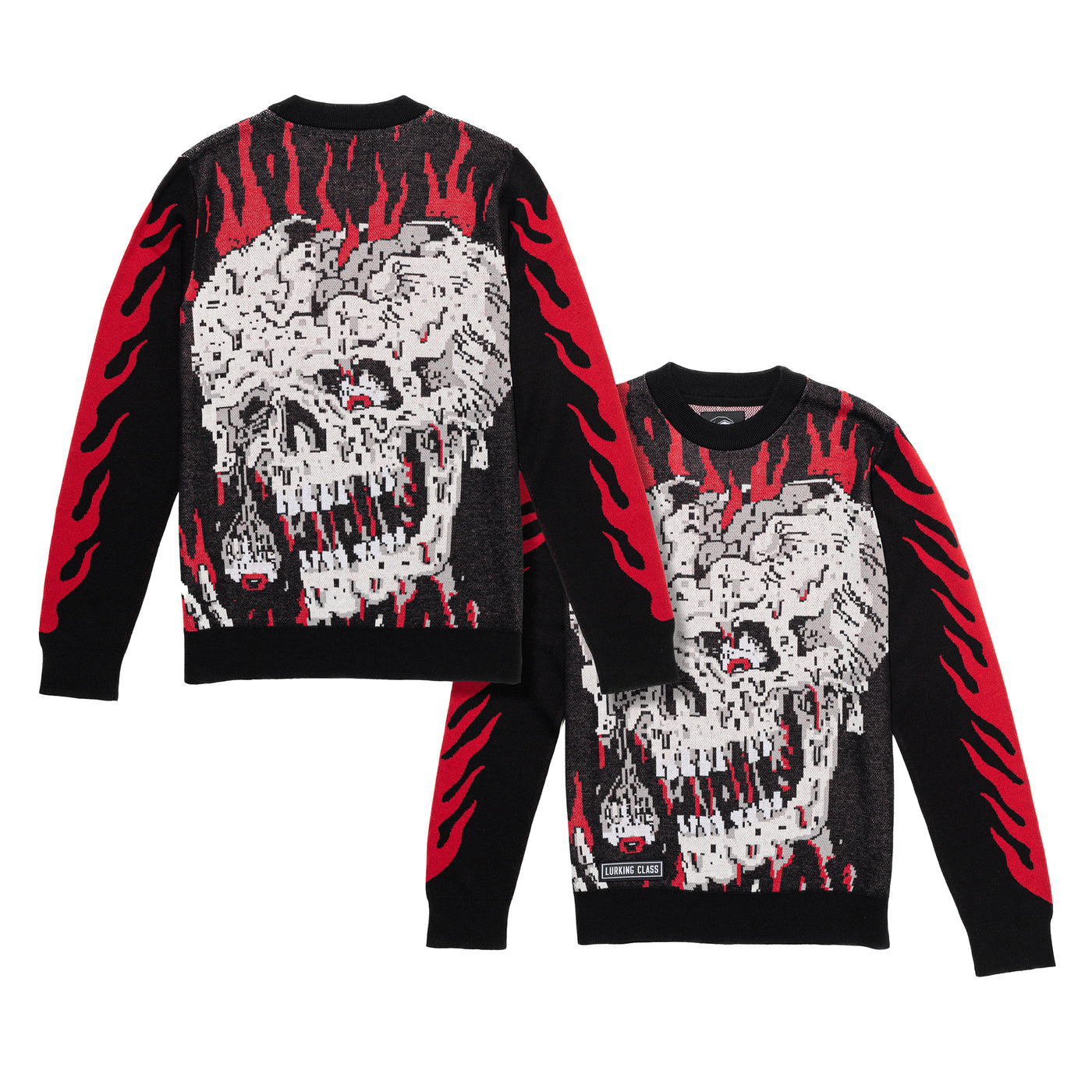 Face Melter Sweater - Black – Lurking Class